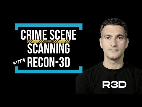 TUTORIAL: Crime Scene Scanning with R3D | Recon-3D iPhone LiDAR scanner ...