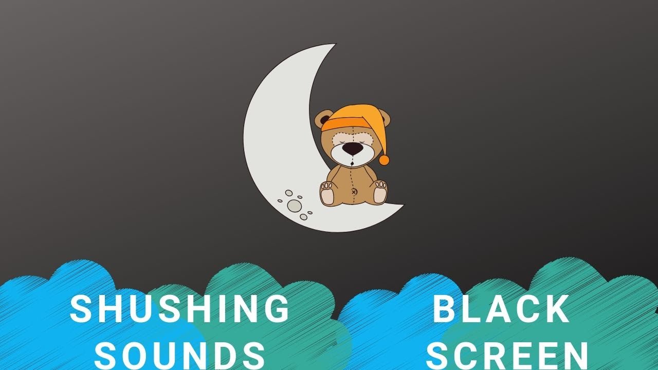 SHHH Sounds 8 Hours Shushing Baby - (Male Voice With Black Screen ...