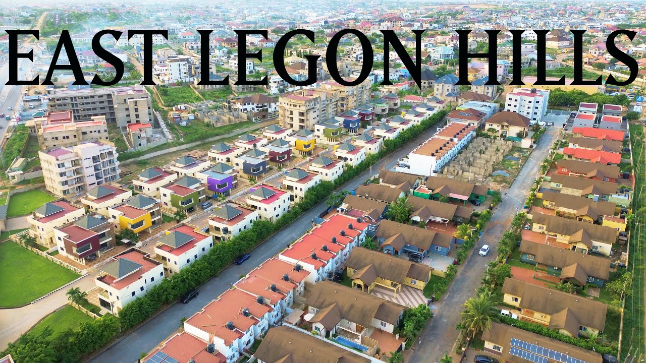 EAST LEGON HILLS IN 2024 [ Drone view]-4k - YouTube