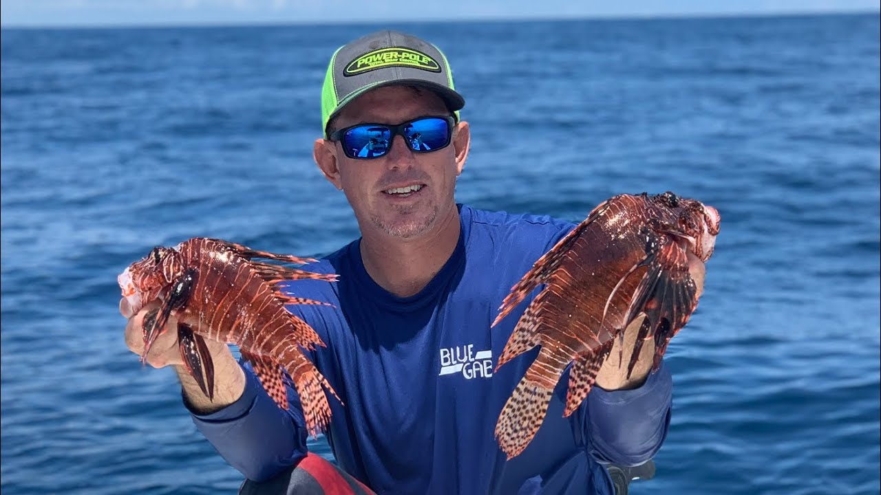 Lionfish Catch Clean and Cook (Steamed with White Rice and Okra) - YouTube