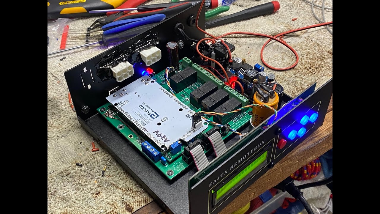 AZ/EL Rotator, first functional test - YouTube