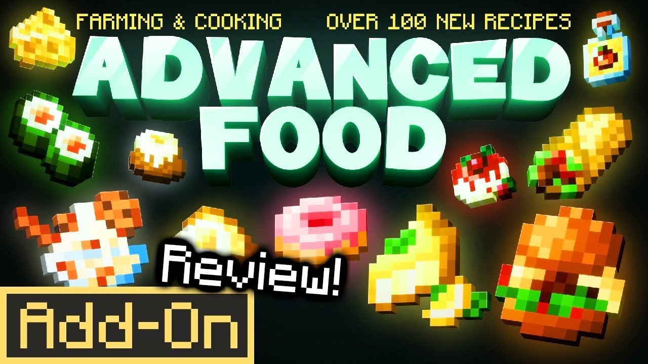 ADVANCED FOOD ADDON For Minecraft Bedrock Edition in depth review ...