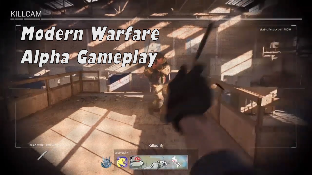 COD Modern Warfare Alpha Gameplay - YouTube