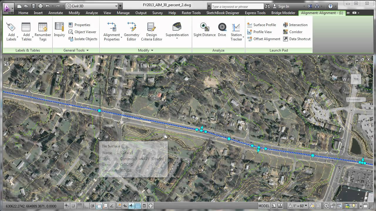 autocad civil 3d plus one infrastructure modeler video en - YouTube