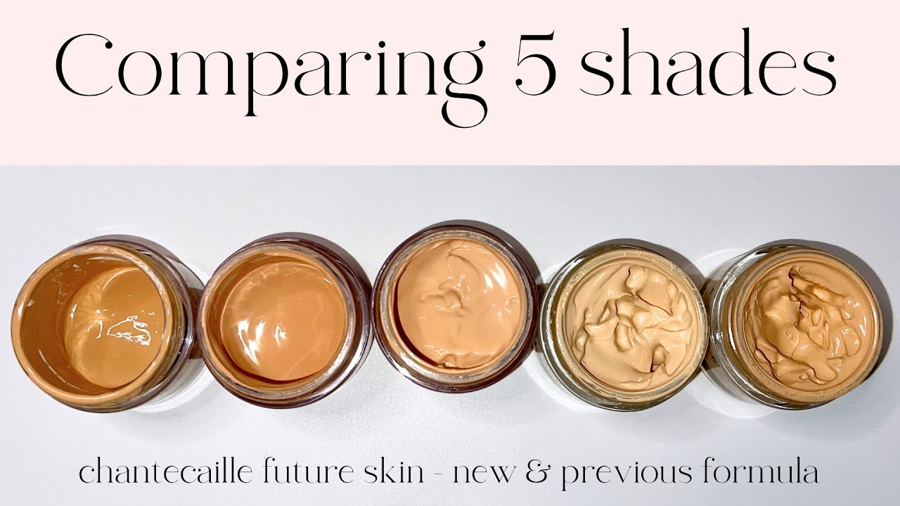 Chantecaille Future Skin Foundation shade comparisons - YouTube