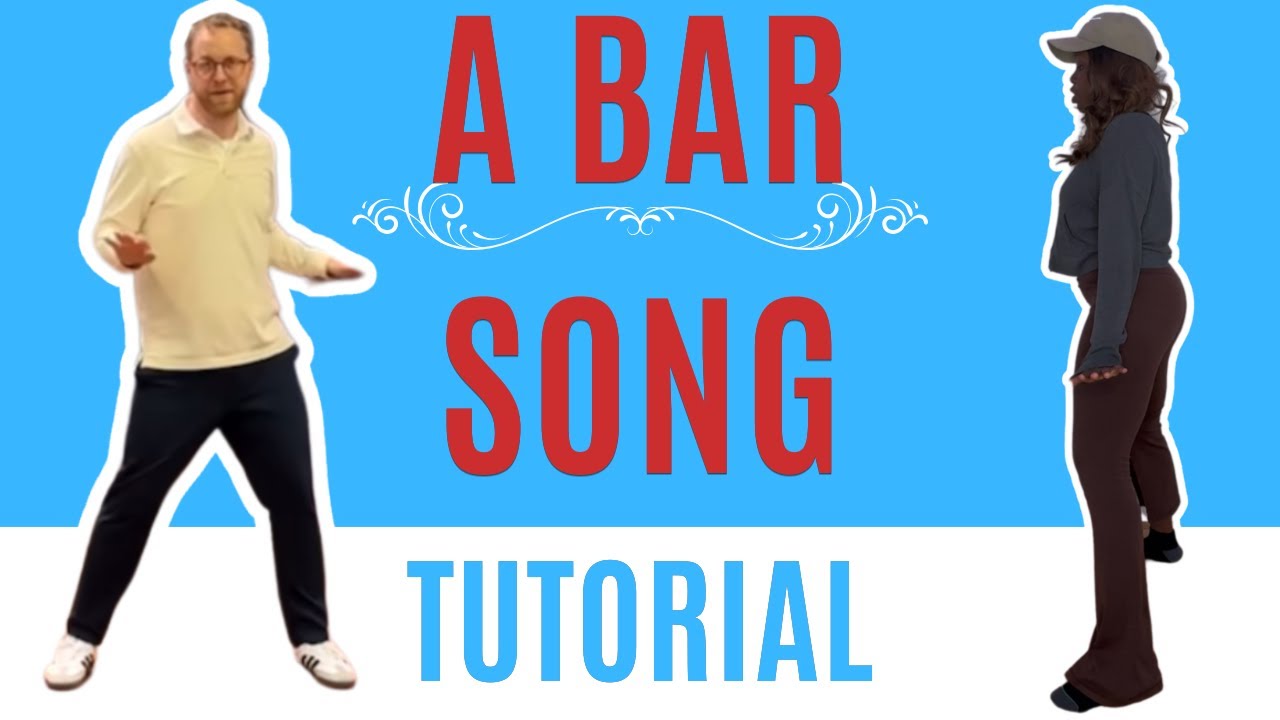 A Bar Song Line Dance *STEP BY STEP DANCE TUTORIAL (beginner friendly ...