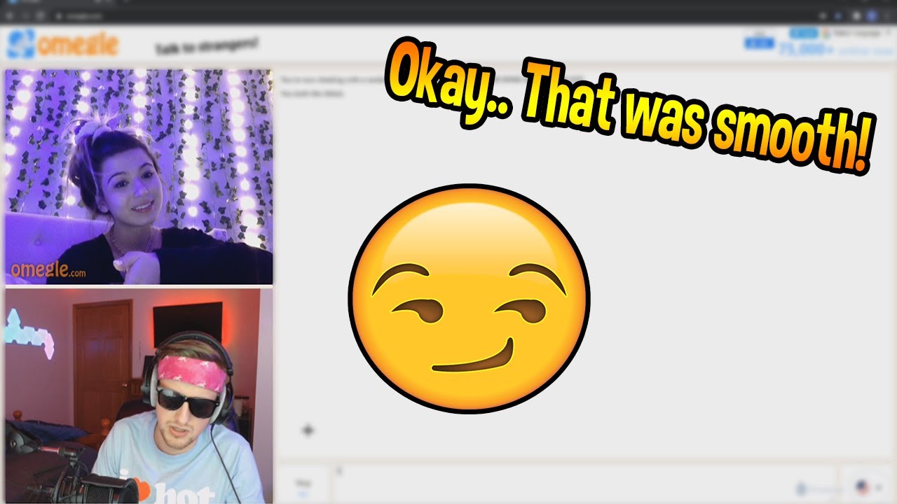 USING PICK UP LINES ON GIRLS ON OMEGLE - YouTube