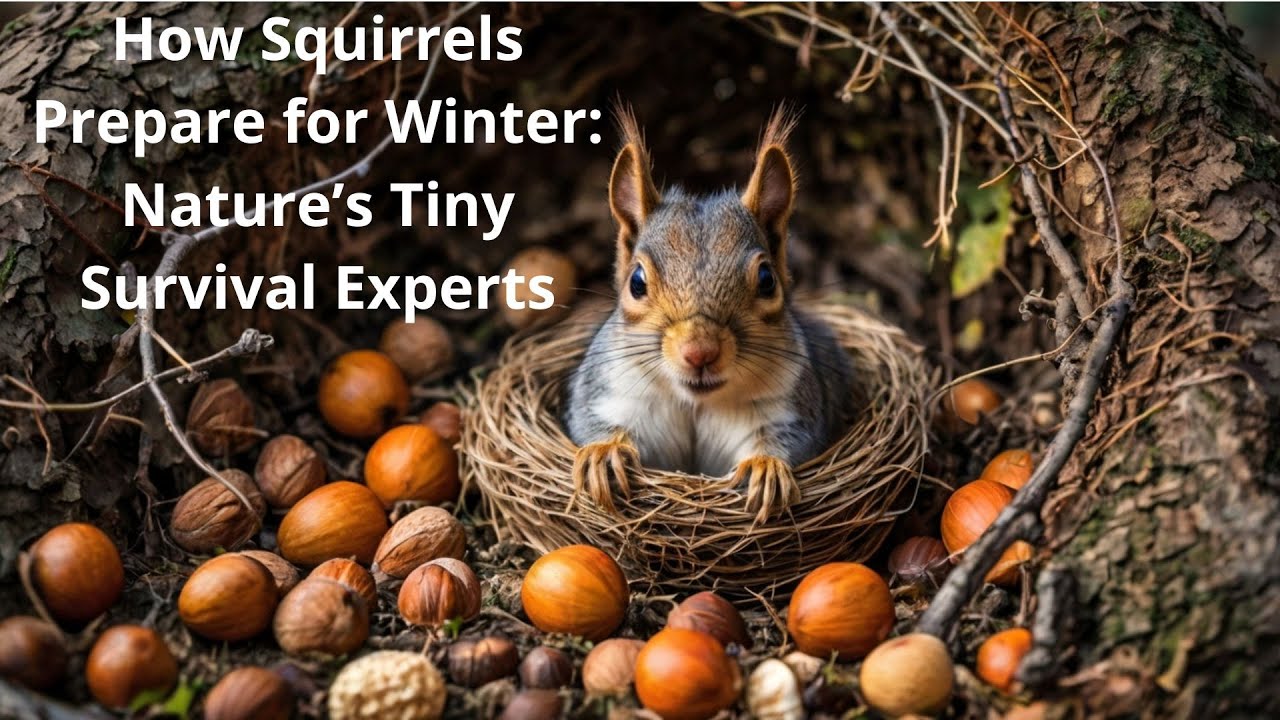 How Squirrels Prepare for Winter: Nature’s Tiny Survival Experts - YouTube