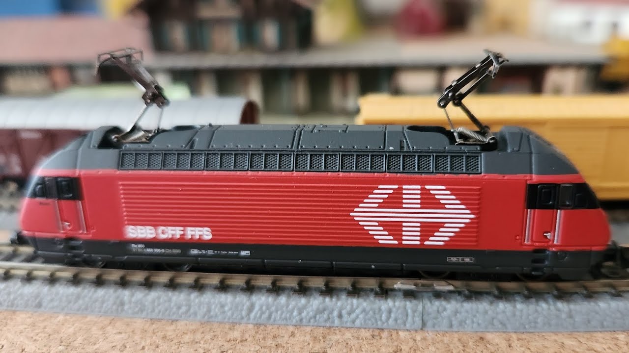 Marklin 88468 Re 460 SBB Electric Locomotive Test Run at z.scale.hobo ...