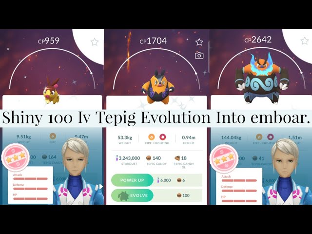 Tepig Evolution Chart