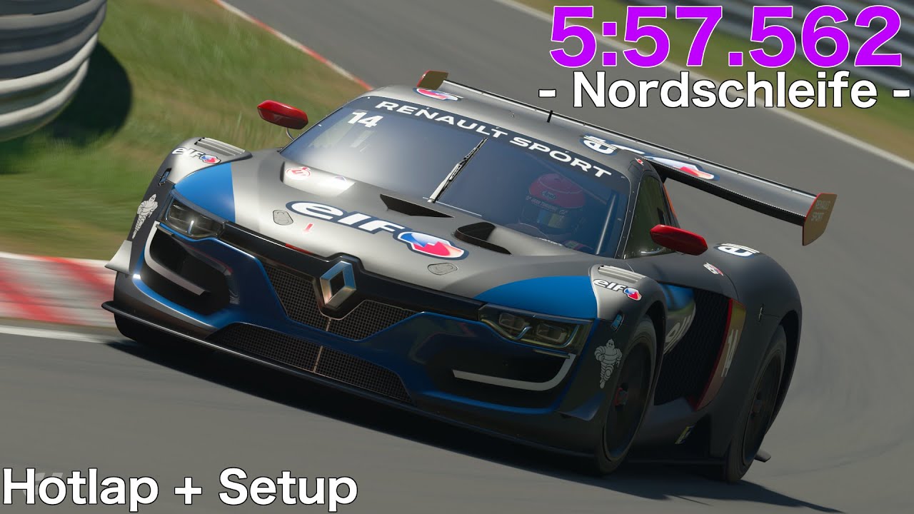 GT SPORT - Renault R.S.01 GT3 - Nordschleife - Hotlap + Setup - YouTube