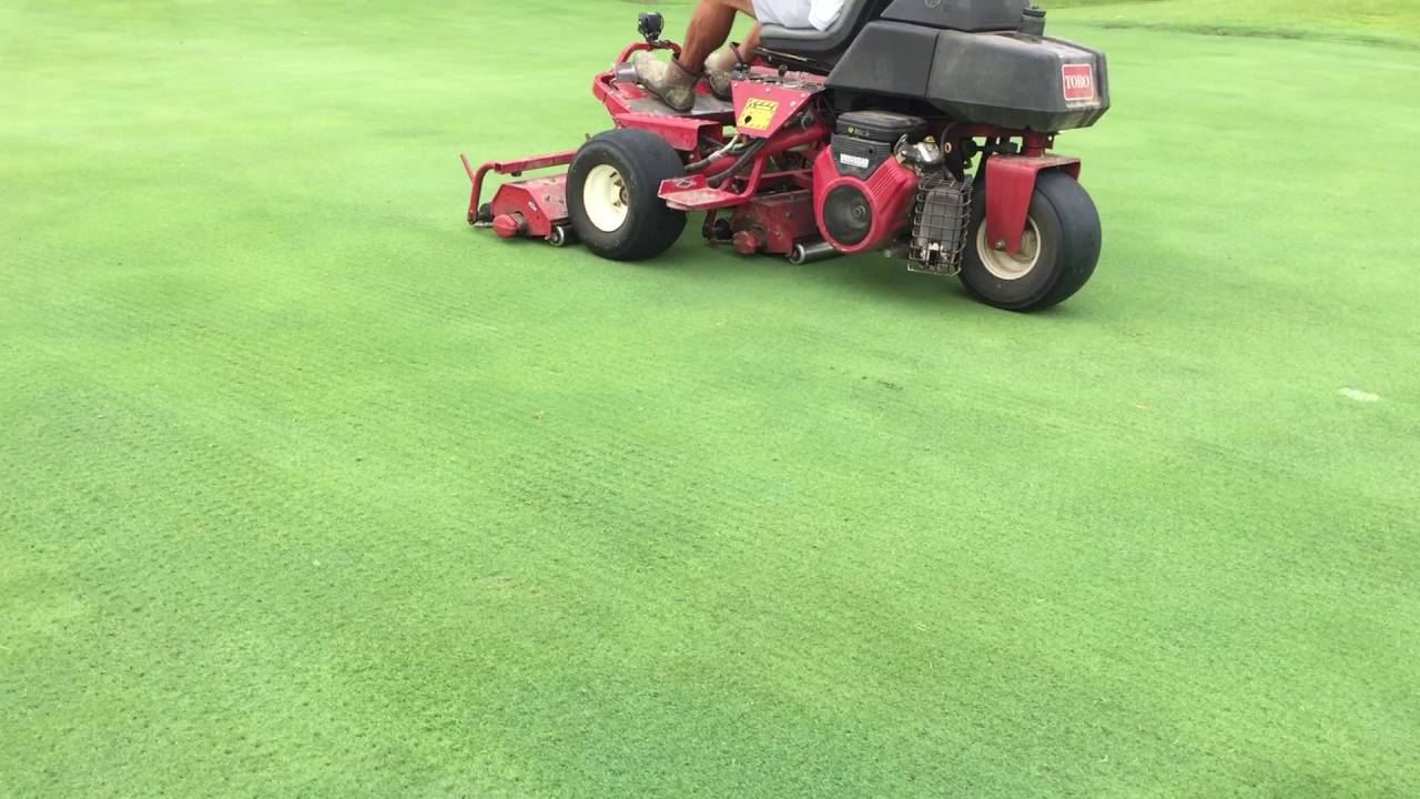 Platinum Sod TORO Verti-Cutter - YouTube
