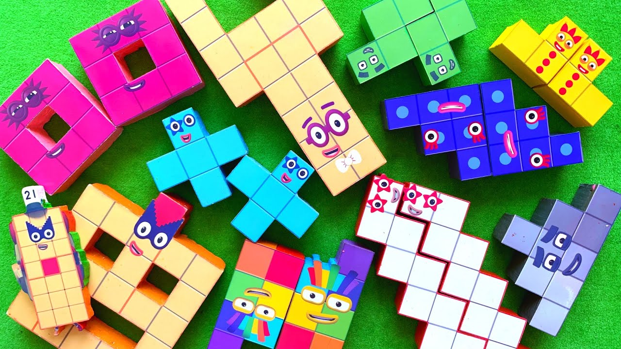 Looking for Numberblocks NEW 21 132 Puzzle Tetris Shape, ASMR chirping ...
