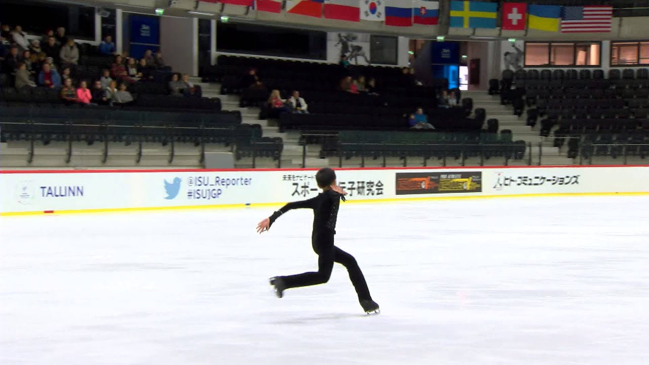 ISU 2014 Jr Grand Prix Tallinn Men Free Skate James MIN AUS - YouTube