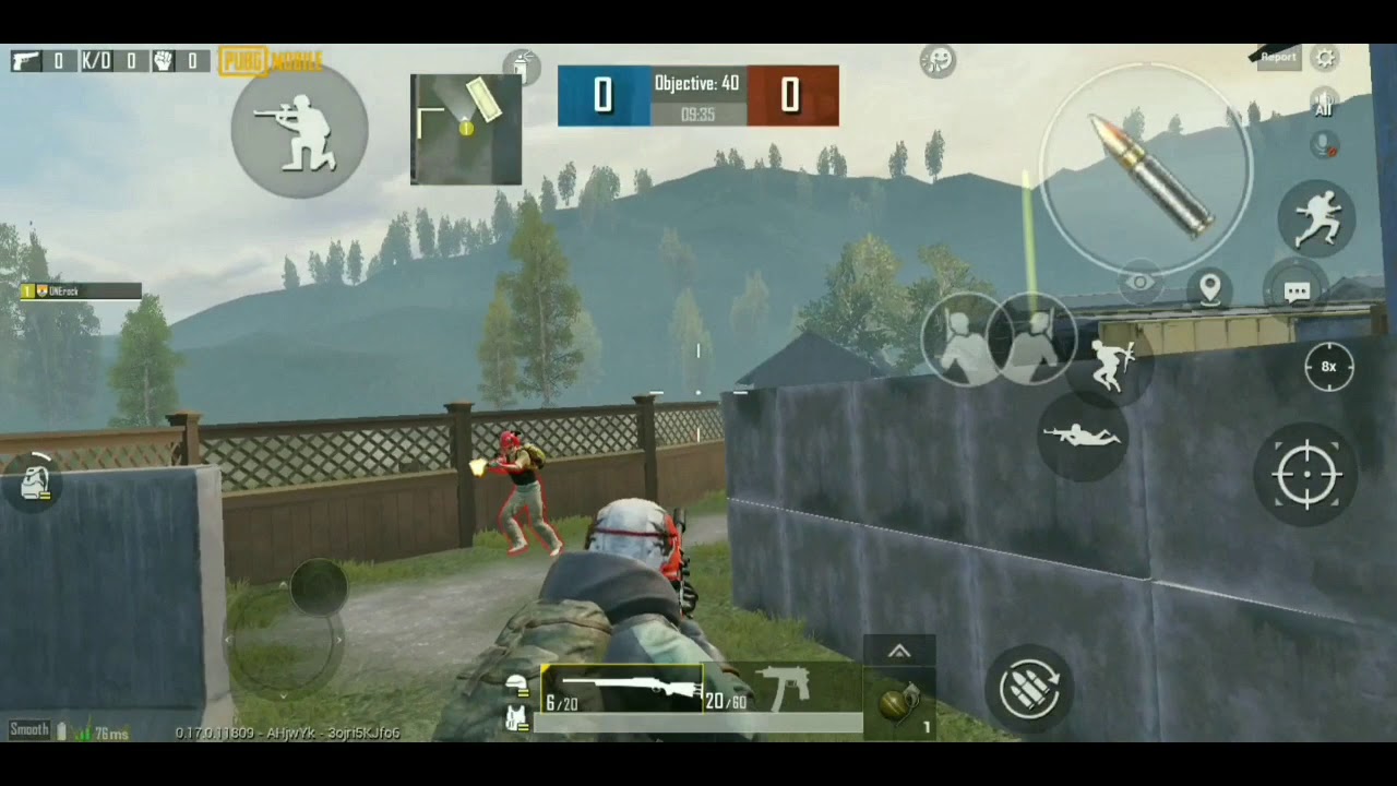 Using M24 best sniper in PUBG mobile - YouTube
