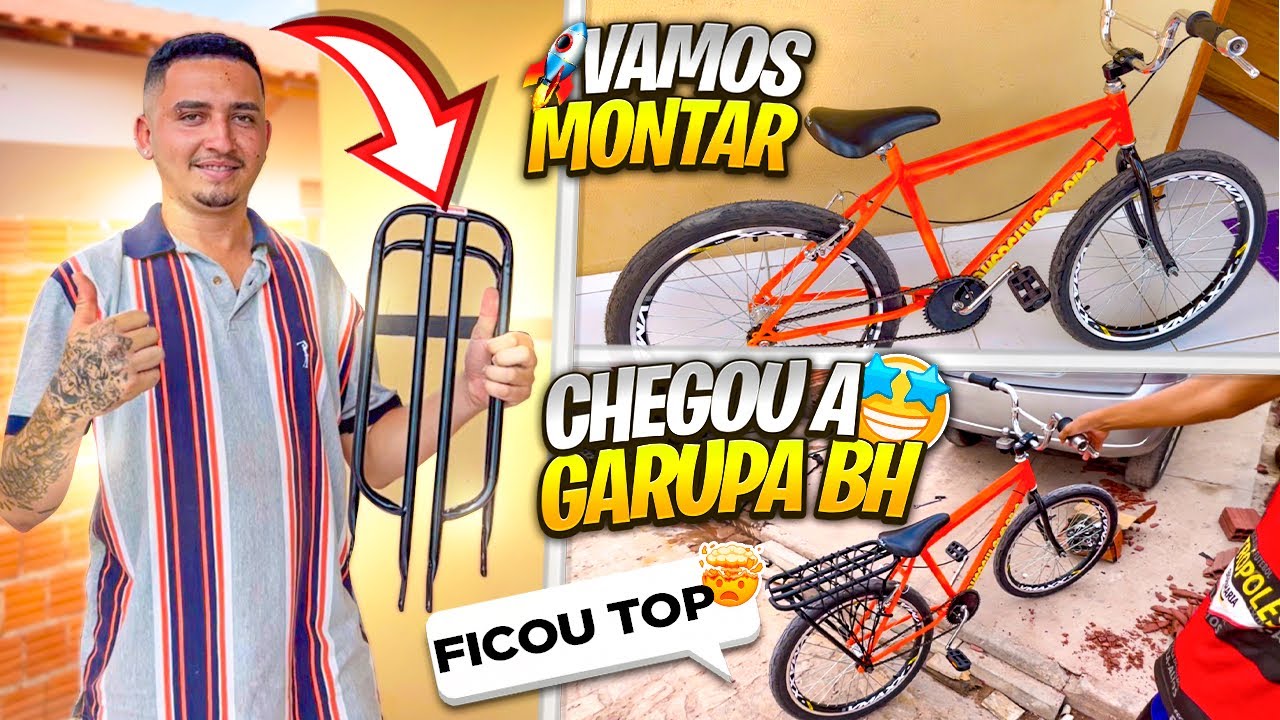 COMPREI A PEÇA MAIS IMPORTANTE DA BIKE ARO 24🤩/ CHEGOU A GARUPA ESTILO ...