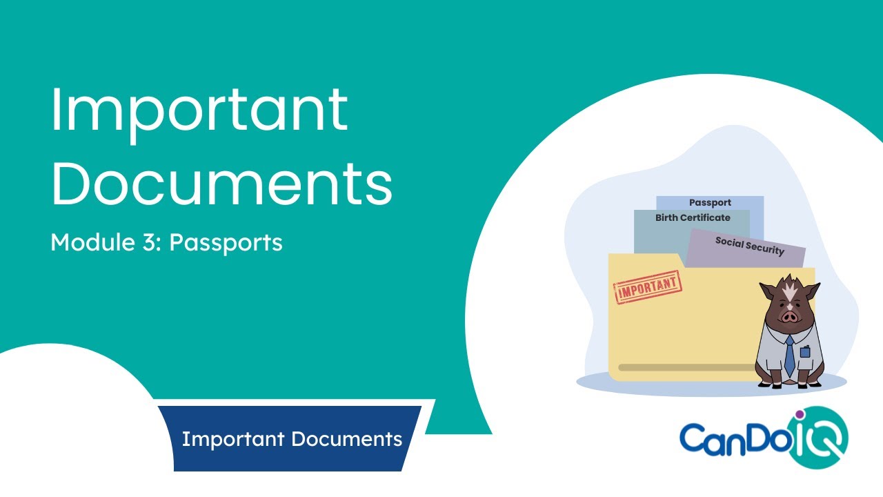 Important Documents Module 3: Passports - YouTube