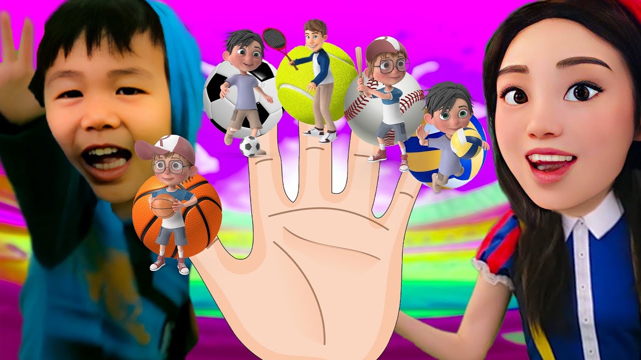 Sports Finger Family | Nursery Rhymes | DoReMi Kids Songs - YouTube