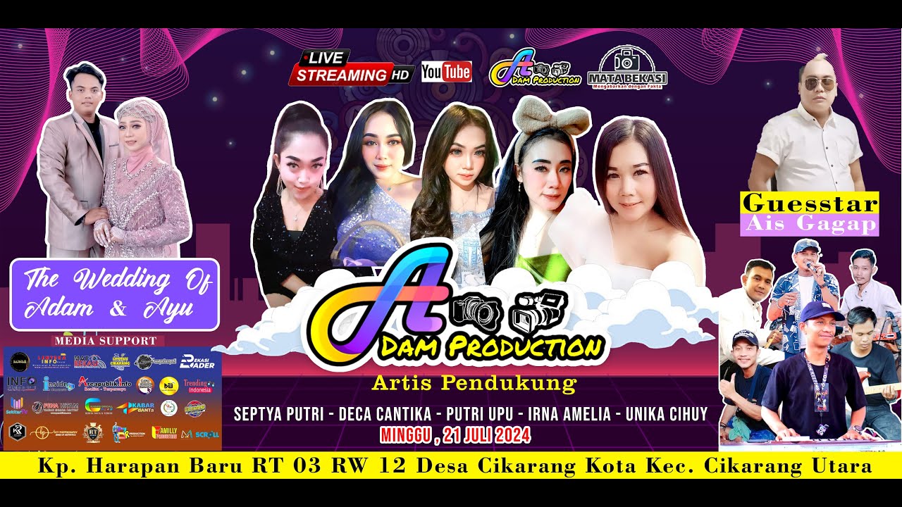 Live Streaming Dangdut Adam Production - YouTube