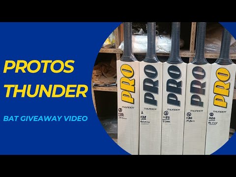 Protos Thunder Bat Review | Giveaway Video | +919667010575 | Ai Sports ...