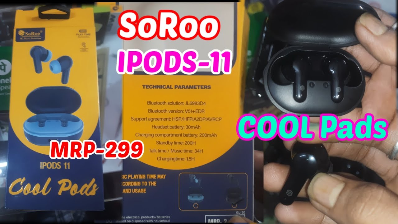 SOROO l-PODS 11 REVIEW UNBOXING SOROO l-PODS 11 UNBOXING REVIEW FULL # ...