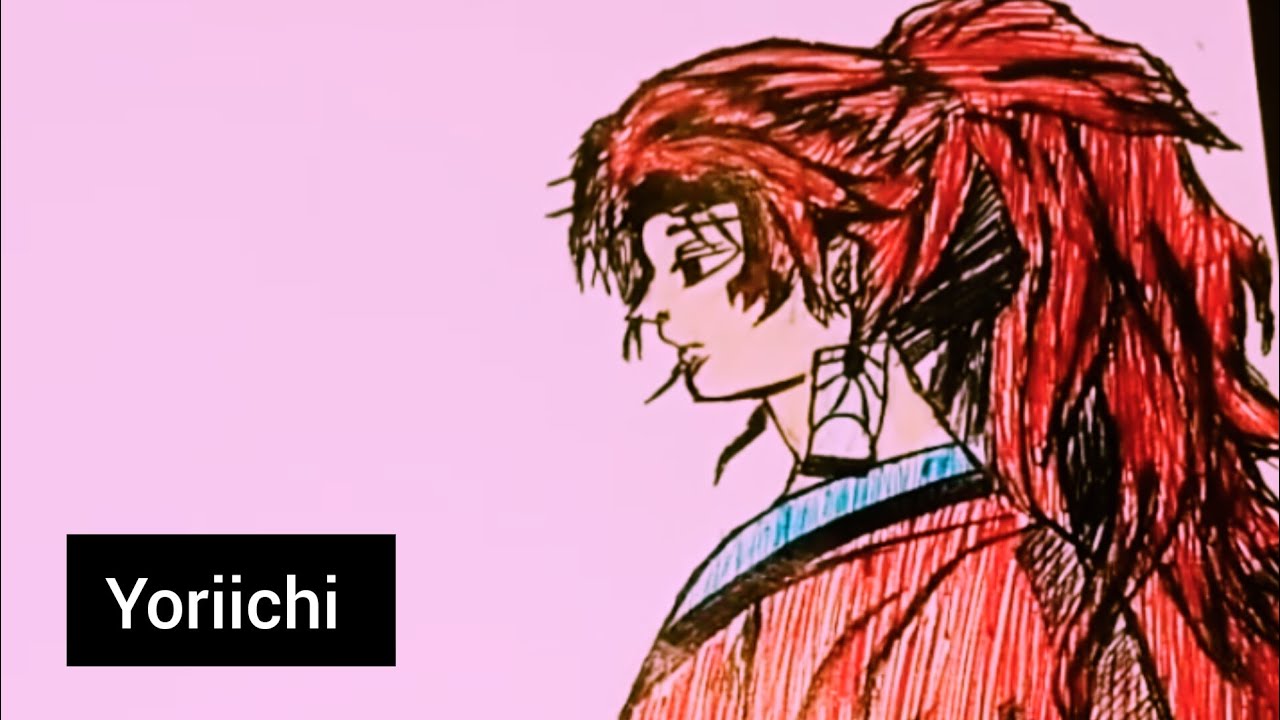 How To draw yoriichi tsugikuni |demon slayer - YouTube