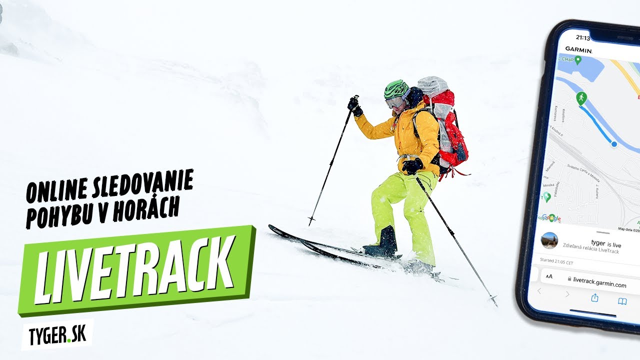 Garmin LiveTrack ti umožní online sledovanie pohybu v horách - YouTube