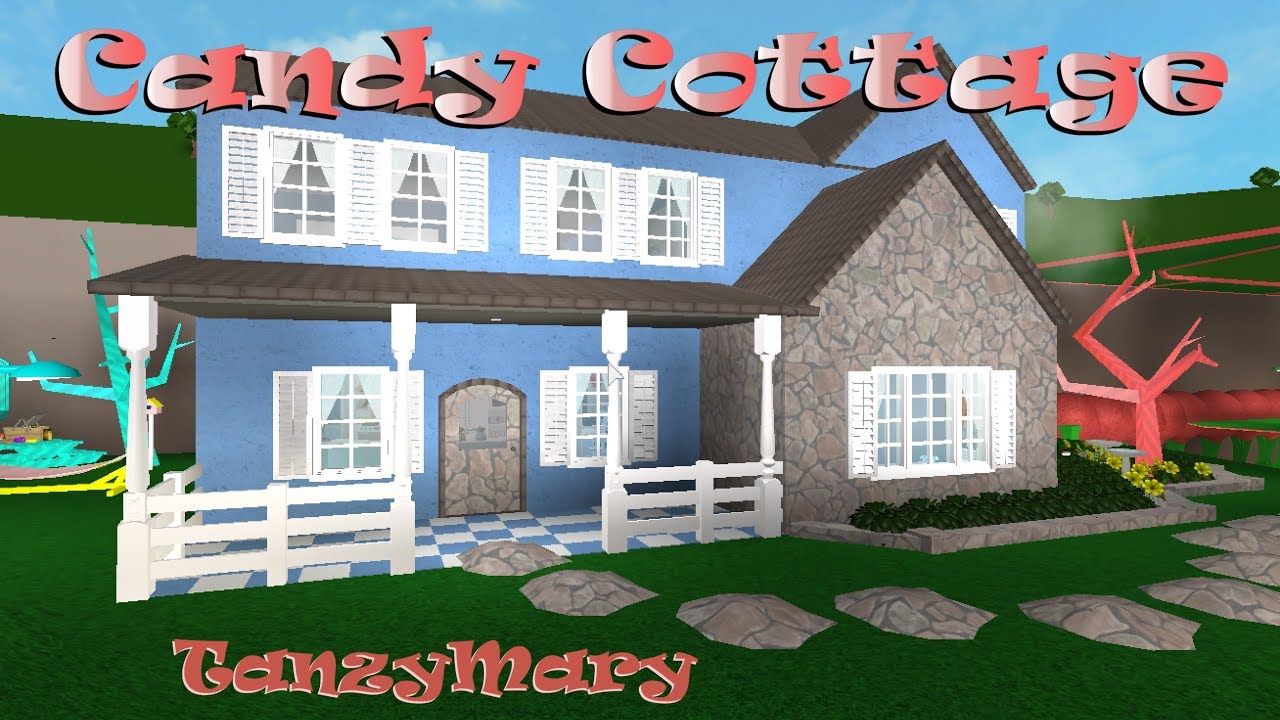 Roblox: Bloxburg | Candy Cottage at Candyland Speed Build! - YouTube