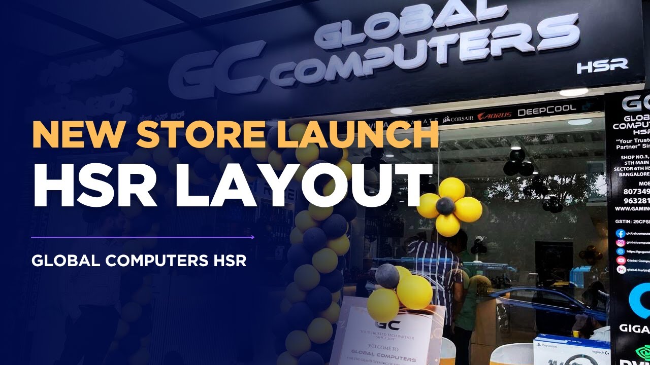 Global Computers HSR | NEW Store Launch Tour! | Gaming, Office & IT ...