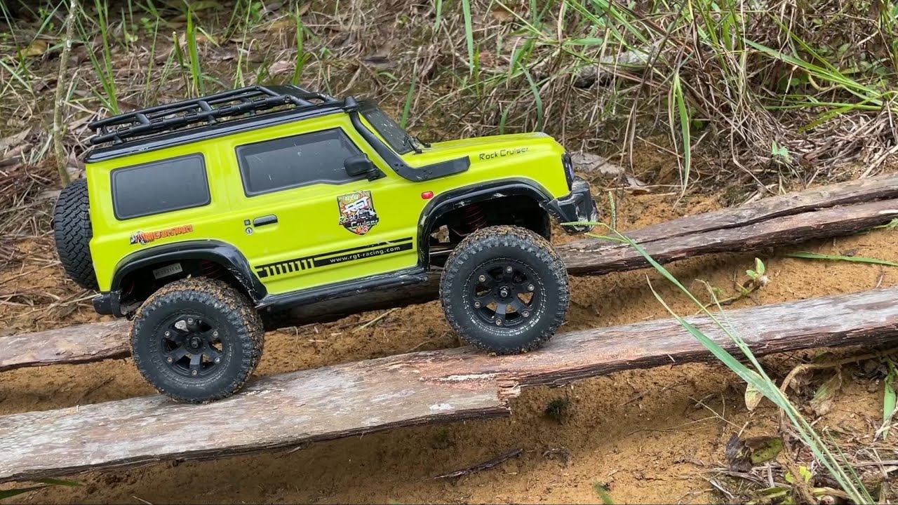 Mobil Offroad Jeep Rubicon, Jimny, Monster WLtoys dan Muscale M1 - YouTube