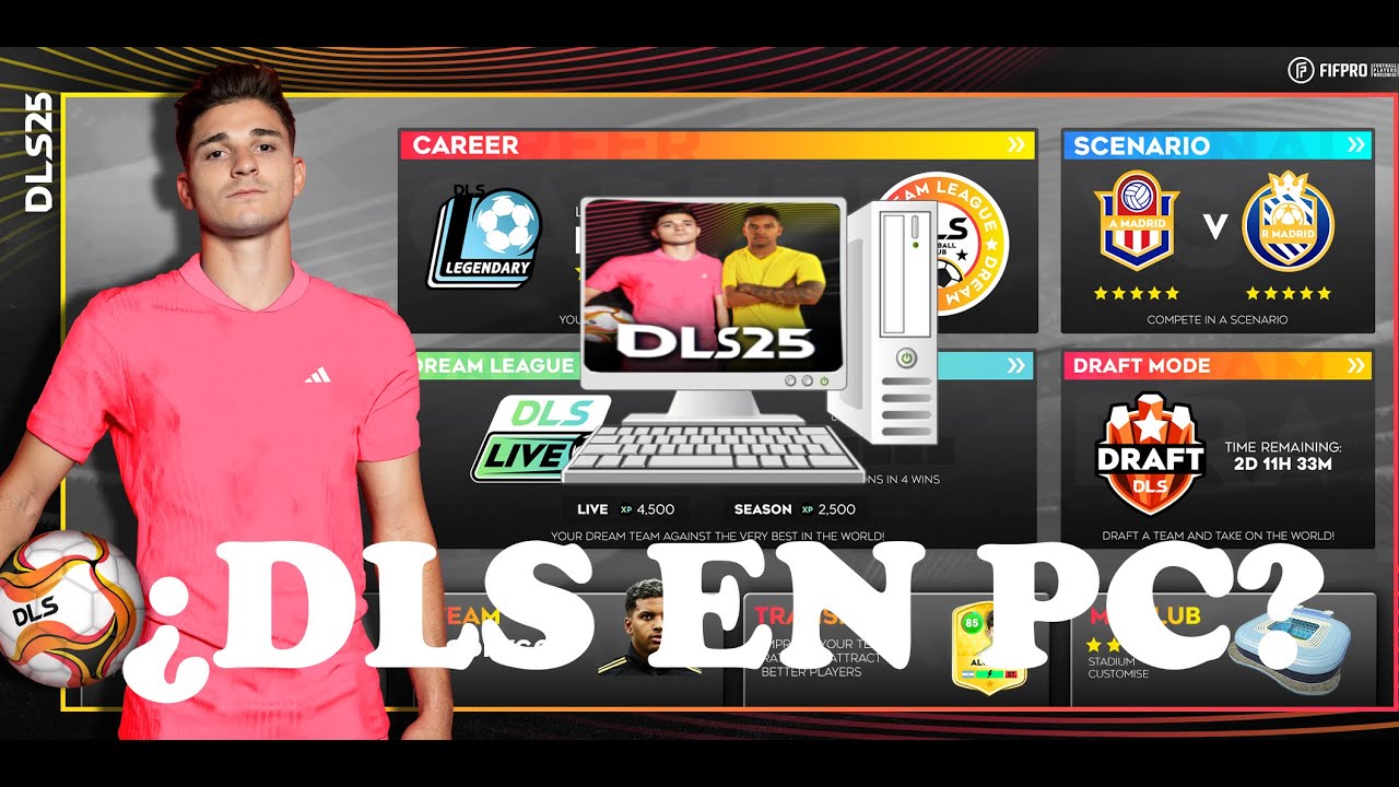 ¿Cómo jugar DLS 25 desdé PC? - YouTube