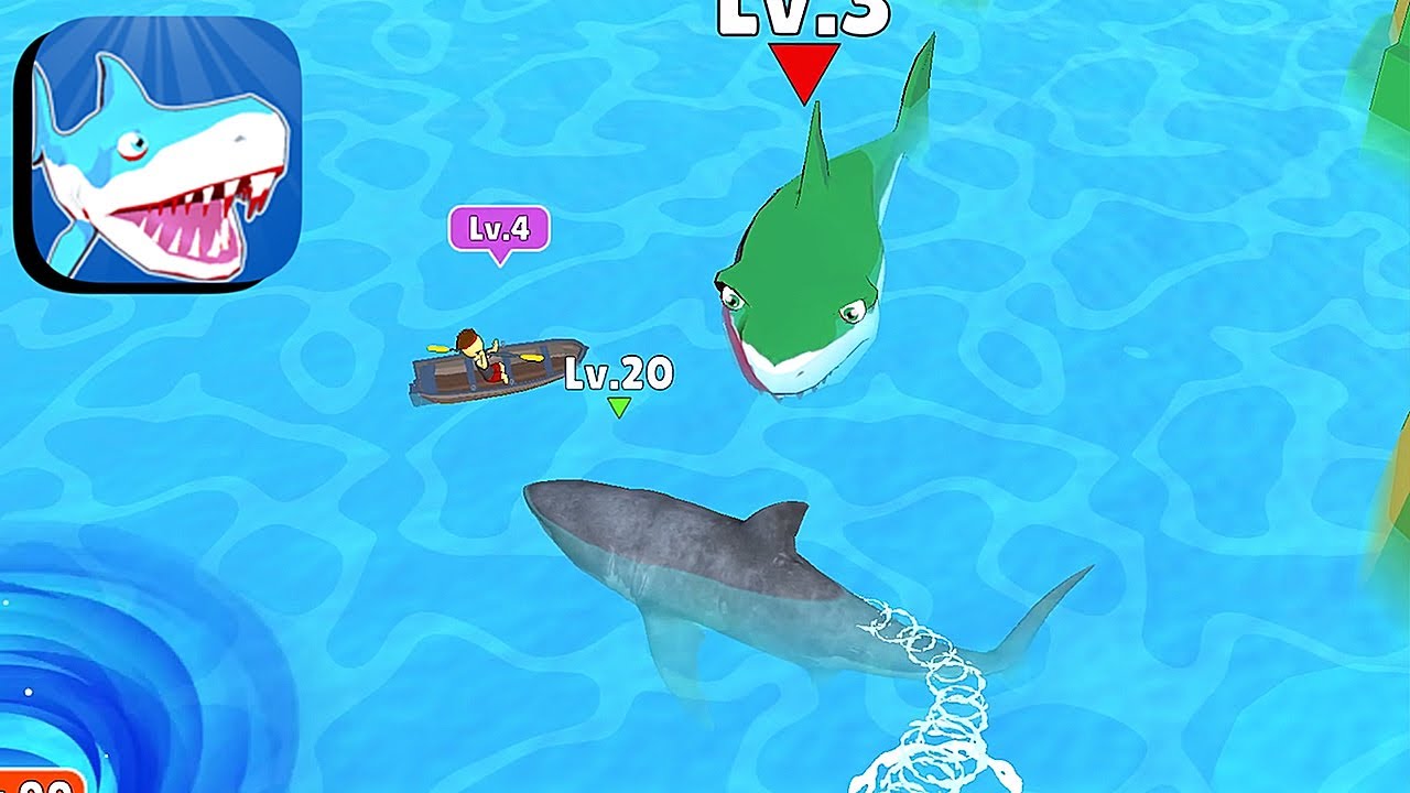 Shark Evolve - All Levels Gameplay Android,ios (Part 2) - YouTube