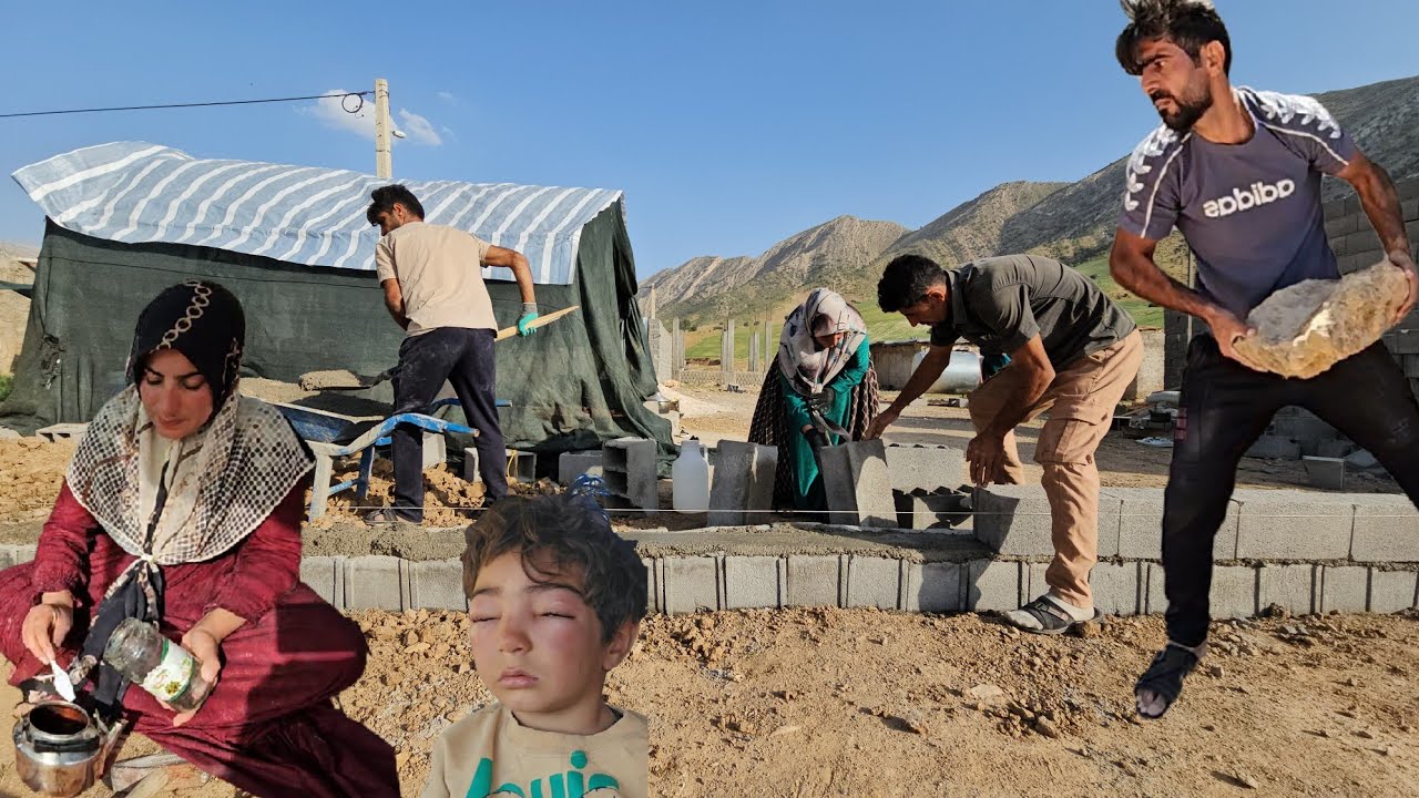 Survival Challenge: Building a House with Saleh and Sadri - Ali's ...