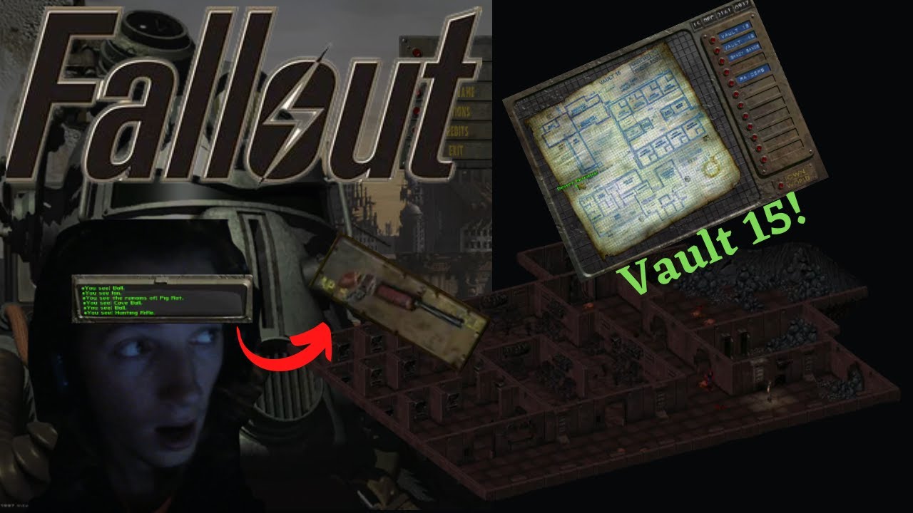 I FOUND THE HIDDEN WEAPON!! Fallout (1997) Shady Sands & Vault 15 - YouTube