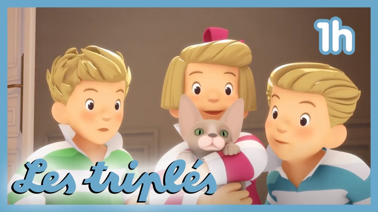 Les Triplés - Dessin animé pour enfant | Compilation d'1 heure 💕 - YouTube