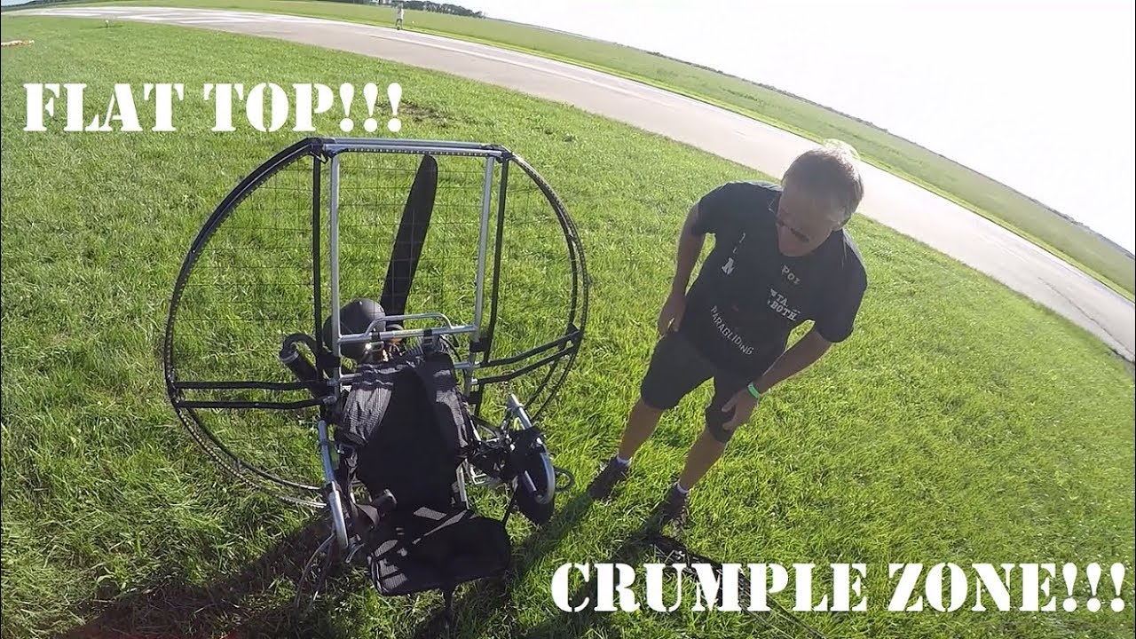 Flying the Infamous Dell Schanze Flat Top Paramotor for the First Time ...