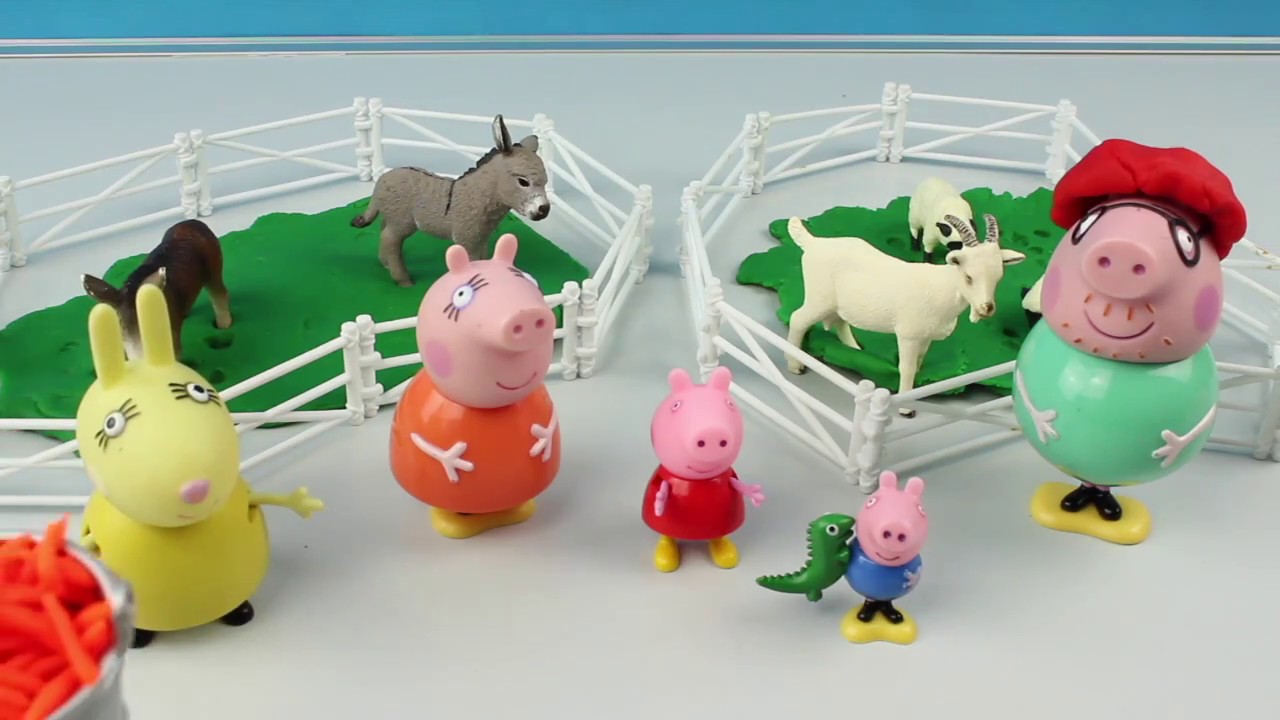 PEPPA PIG STORIES Peppa visits the farm. - YouTube