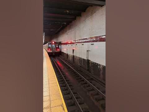 Manhattan Bound R179 C train entering and leaving Utica Avenue - YouTube