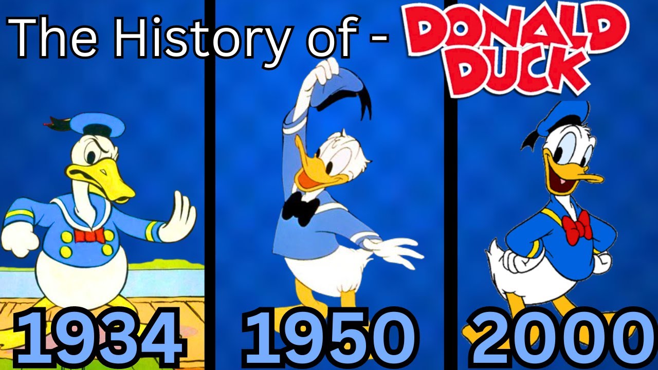 The History and Evolution of Donald Duck - EXACTLY 90 Years of History ...