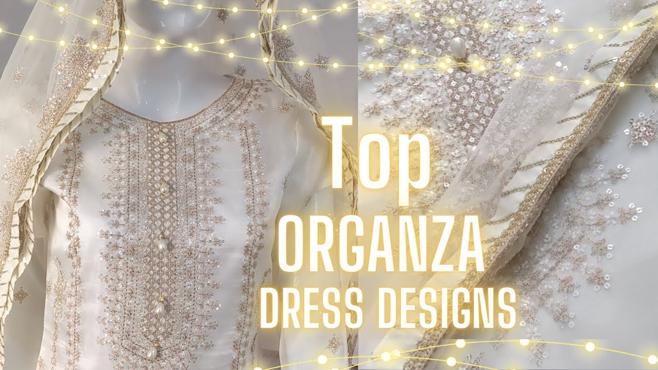 Organza Daman Design | Elegant Women's Fashion Ideas | Organza Dress ...