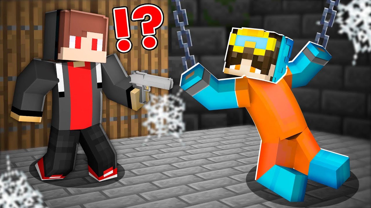 JJ and Nico Escape From JJ DARK Prison in Minecraft Challenge - Maizen JJ and Mikey - YouTube