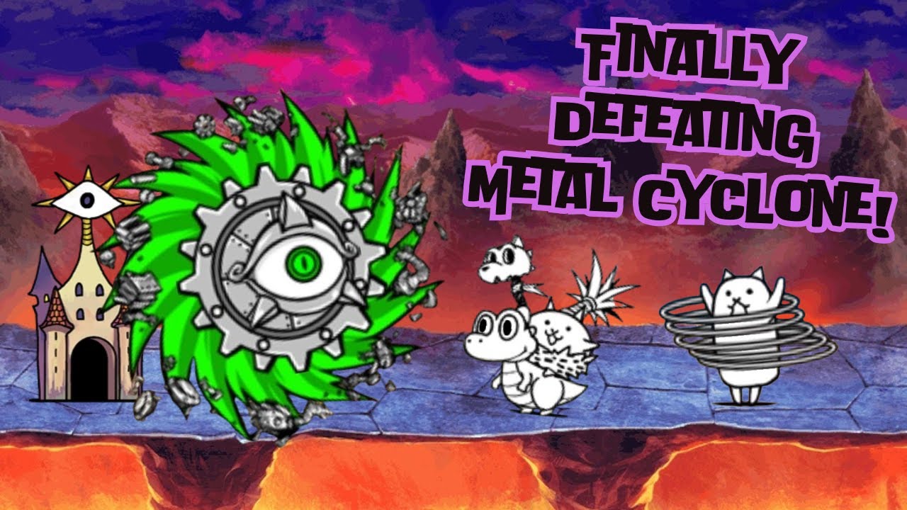 Finally Beating Metal Cyclone + Hoop Cat True Form!!!| 100% Completion ...