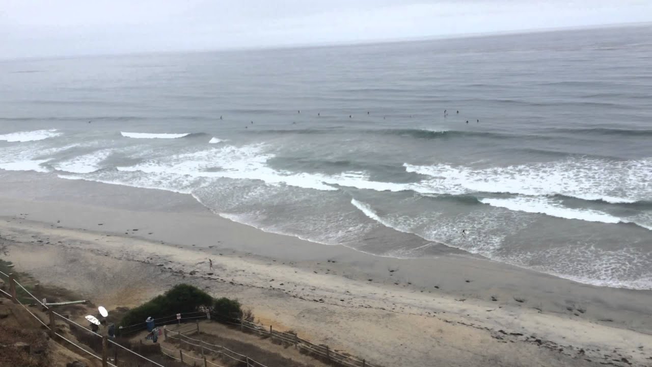 Beacon's beach Monday morning Encintas California . Surfs up ! Lots of ...