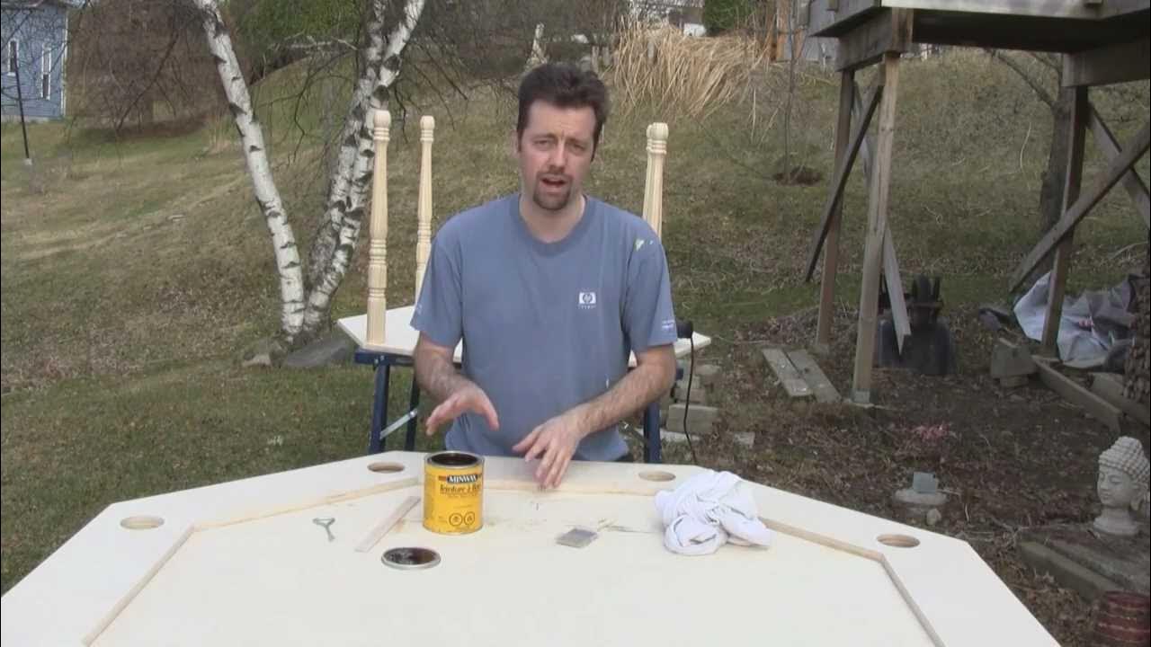 How to Build a Poker Table - YouTube
