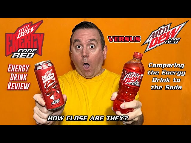 Mountain Dew Code Red Can