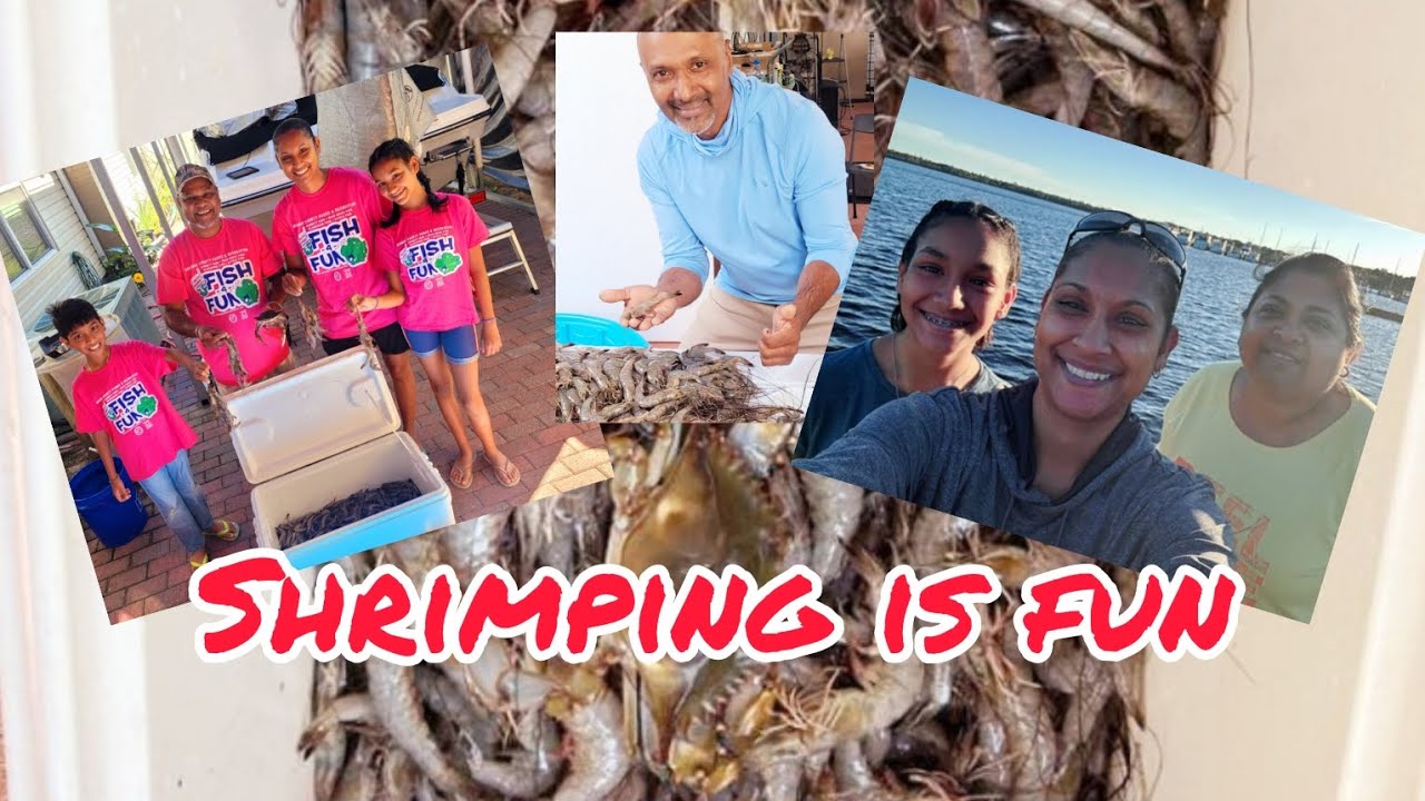 Catching shrimp in Palatka Florida - YouTube