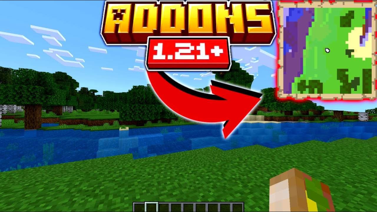 MINIMAP ADDON PARA MINECRAFT BEDROCK 1.21 | Best Addon For Minecraft PE ...