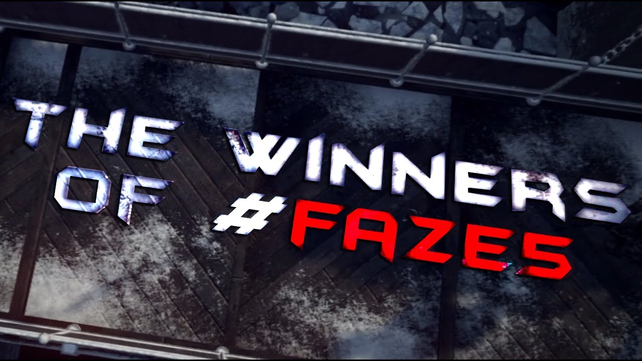 The Winners of #FAZE5 by FaZe Ninja - YouTube