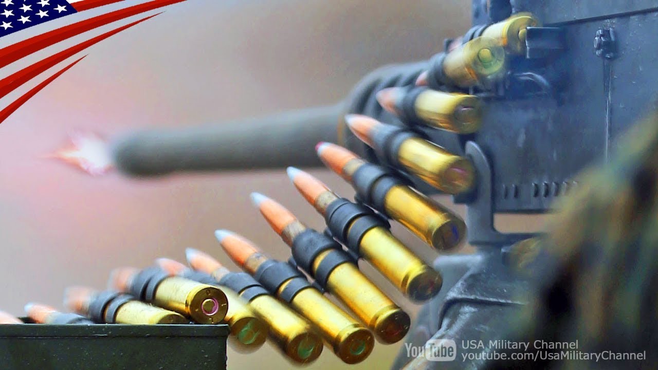 US Marines M2A1 .50 Cal Machine Gun Training - YouTube