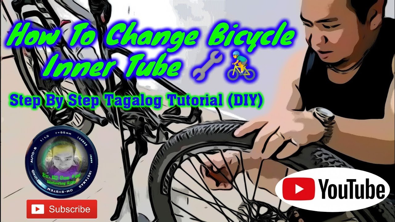 How To Change Bicycle Inner Tube ( Tagalog Tutorial DIY) 🎥Vlog 085🇵🇭 ...